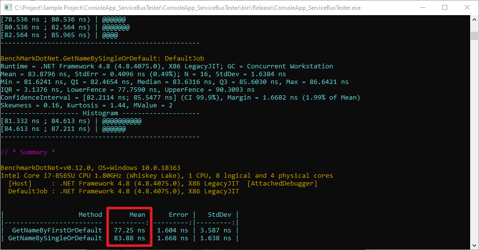 Introduction to BenchMarkDotNet – DevSuhas