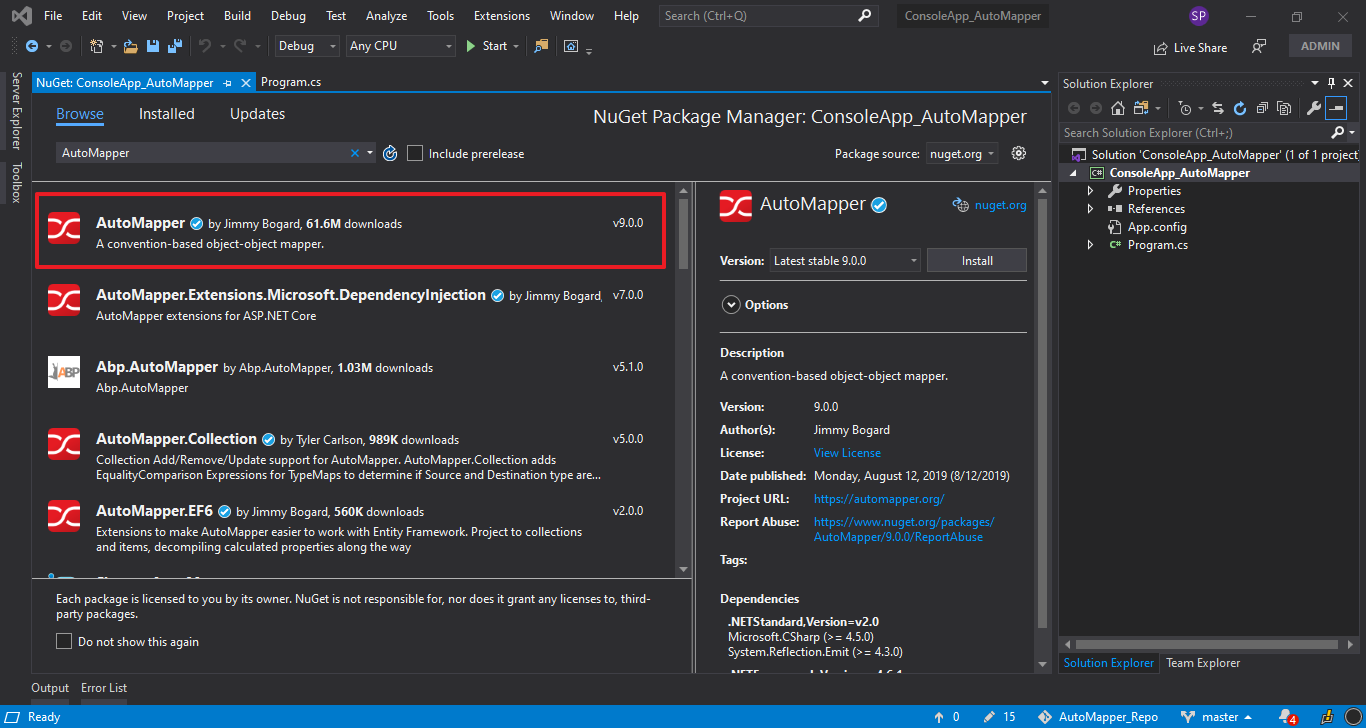 Introduction to AutoMapper – DevSuhas