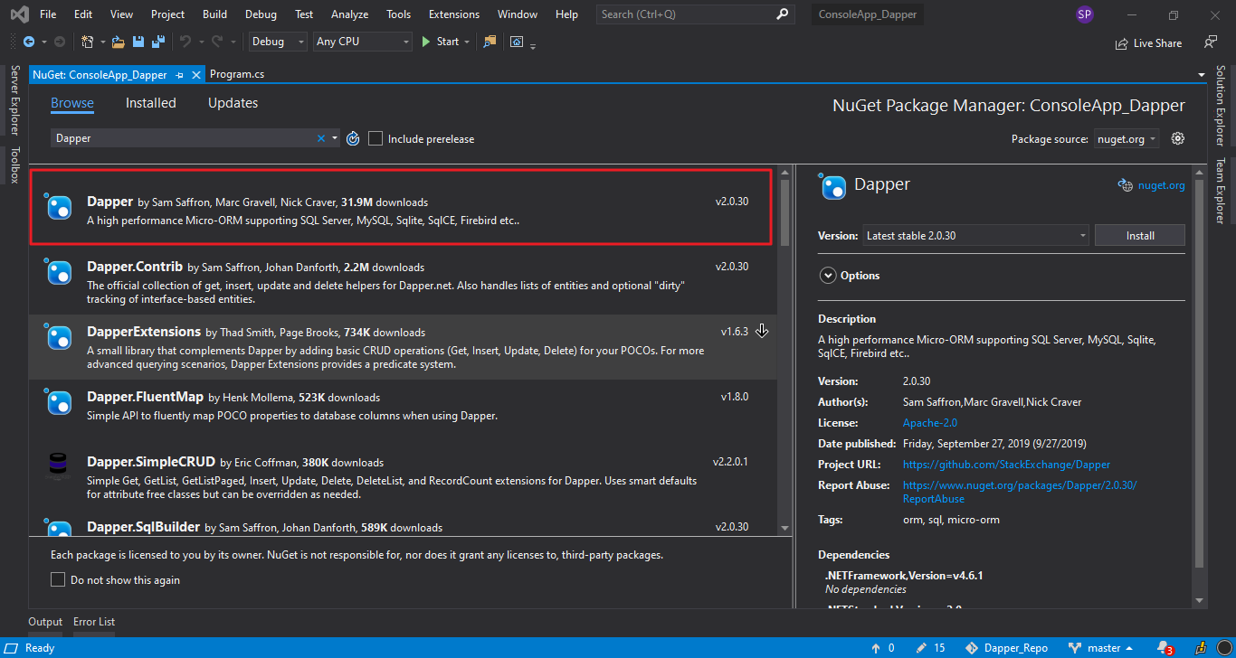 Introduction To Dapper Devsuhas