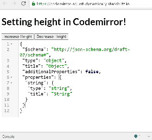 Change Height and Width of TextArea in codemirror – DevSuhas